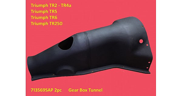 C&C Gearbox Tunnel Cover - Triumph TR2 to Triumph TR6 2pc Unit Plastic ...