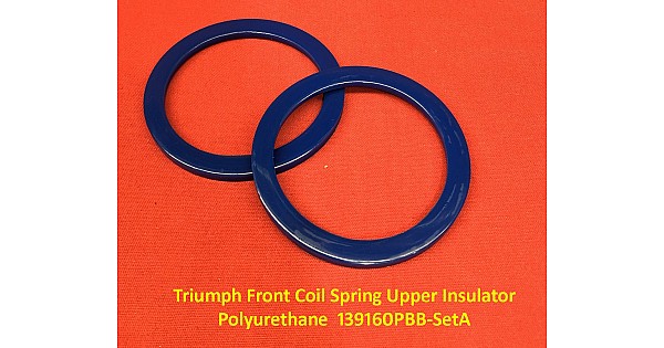 Triumph Front Coil Spring Upper Insulator Polyurethane 139160PBB-SetA