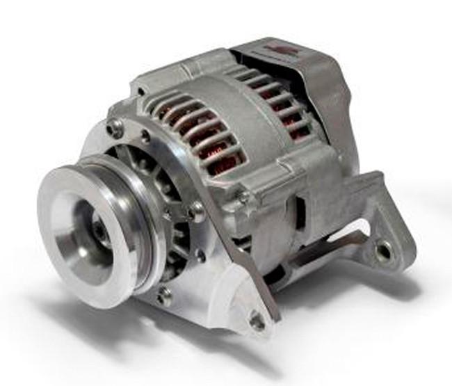 Powerlite 17/18ACR Lightweight 50 Amp Alternator with Fan & Pulley. RH ...
