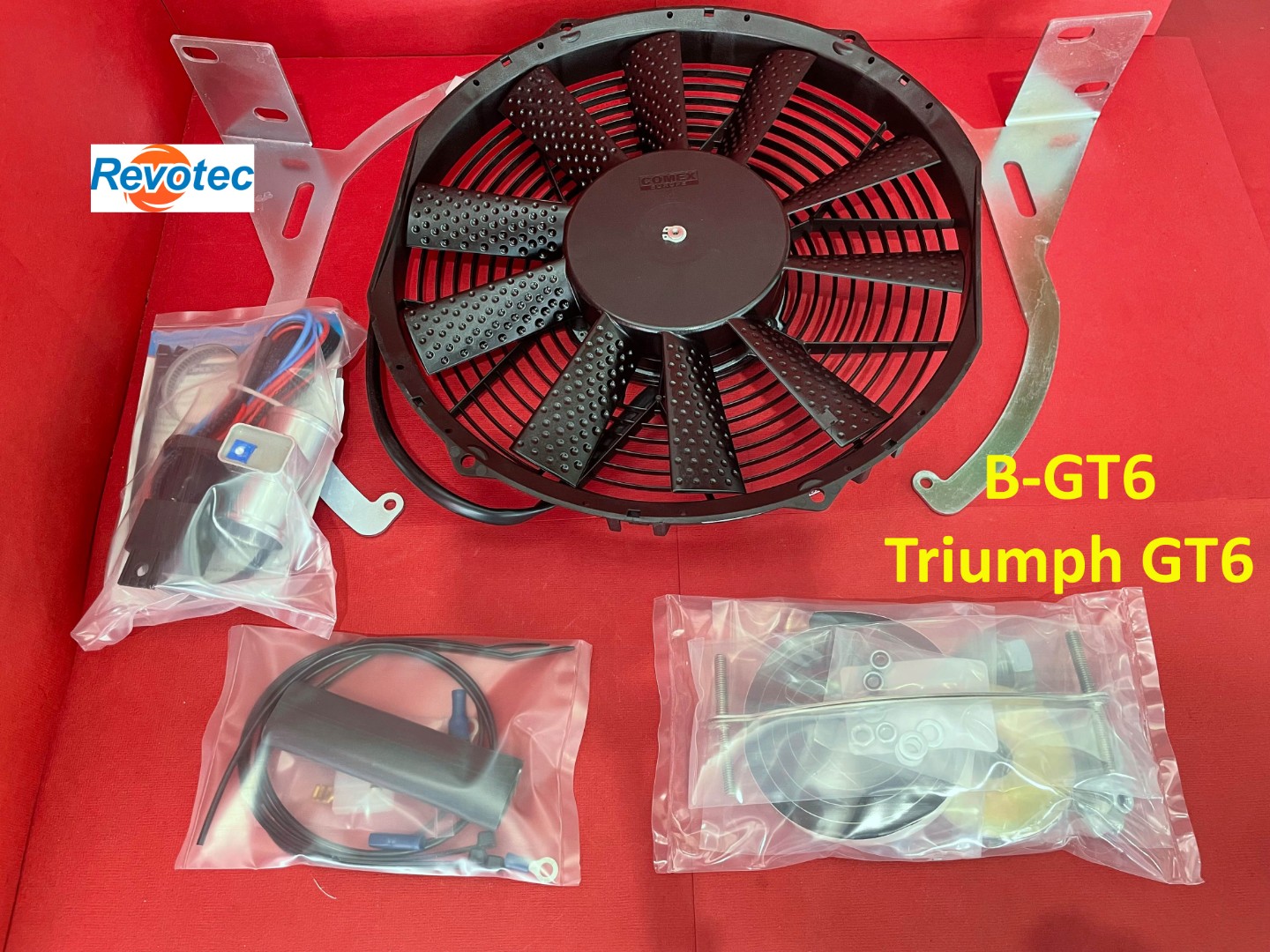 Revotec Cooling Fan Kit - Triumph GT6. B-GT6
