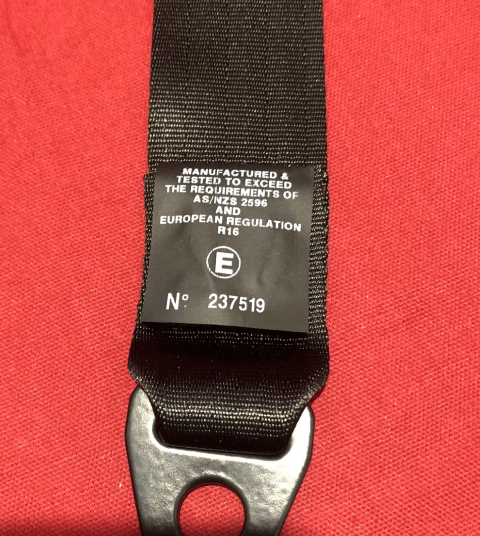 Securon Static Front Seat Belt and Anchor. (217cm with 45cm Stalk ...